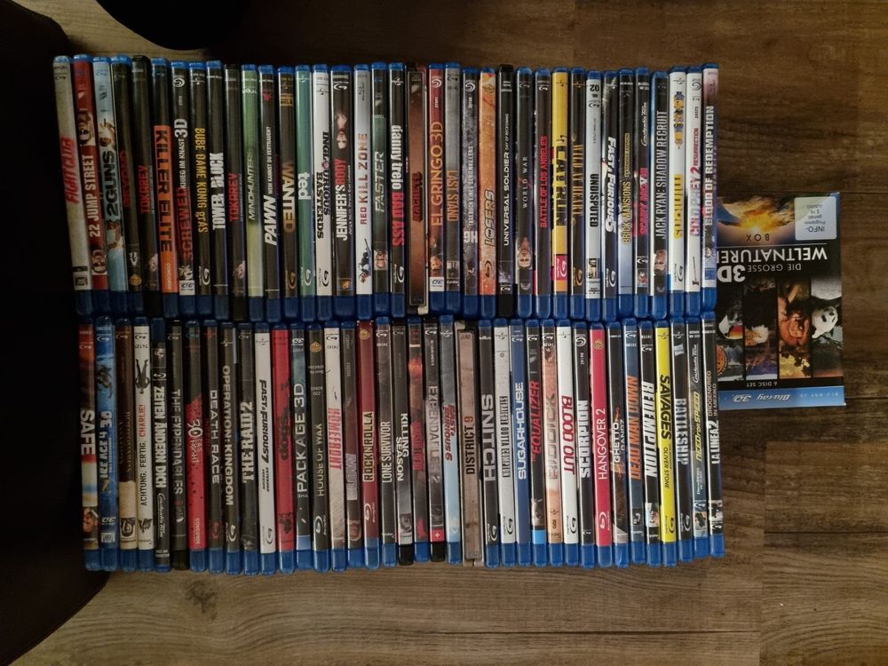 BLUE-RAY DVD Packet 75 Stk. + 1 Box (Gebraucht) in für CHF 60 – mit ...