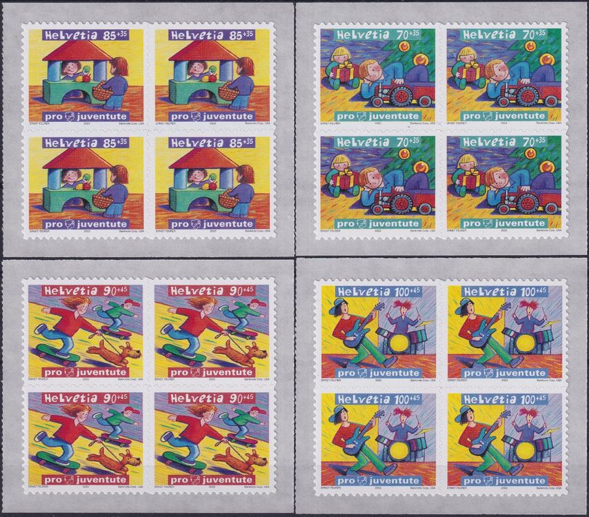 2003, J369A-J372A Viererblock-Serie postfrisch **, Kat: 64.- (Gebraucht ...