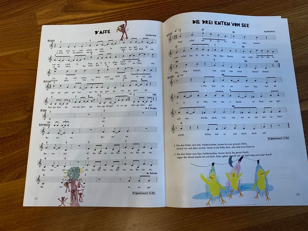 Songbook / Liederheft Saletti Spaghetti von Caroline Graf (Gebraucht ...