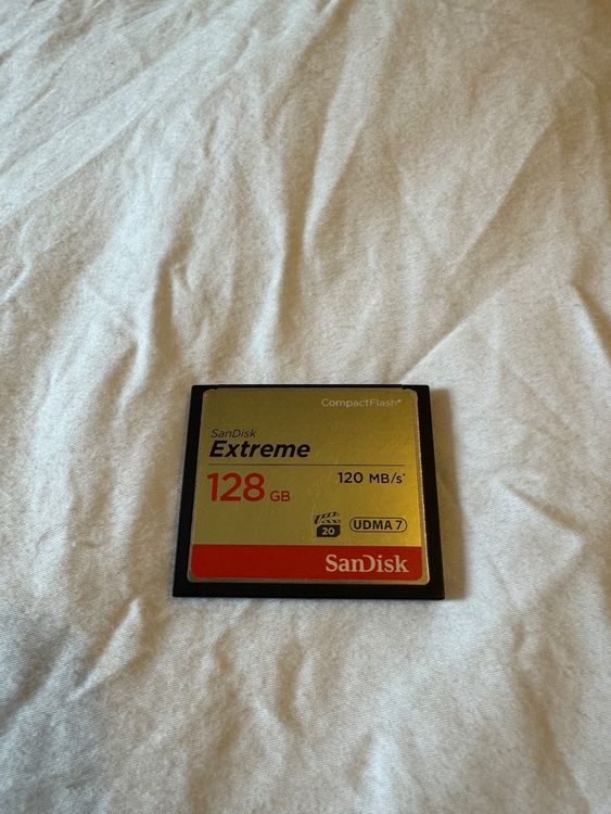 Sandisk CompactFlash 128 GB 120 MB/s | Kaufen auf Ricardo