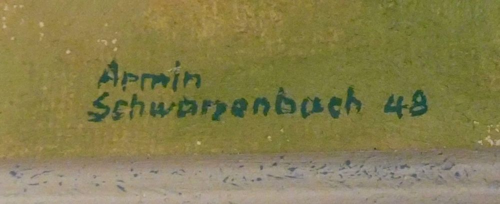 ARMIN SCHWARZENBACH 1914-2000, Alpenchalet 1948 | Kaufen auf Ricardo