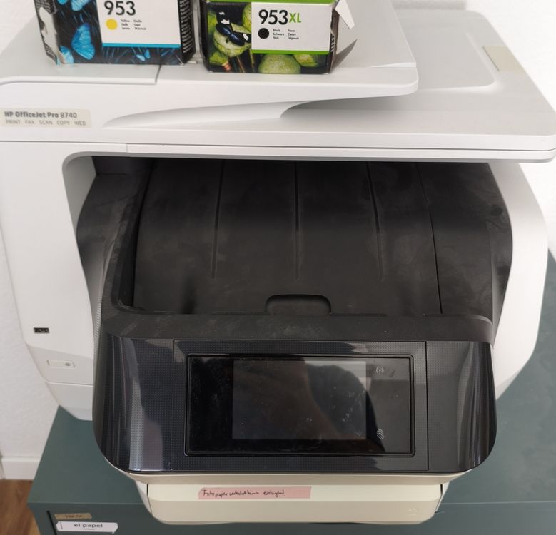 HP OfficeJet Pro 8740 inkl. Ersatzpatronen Wert von Fr 47.- (Gebraucht ...