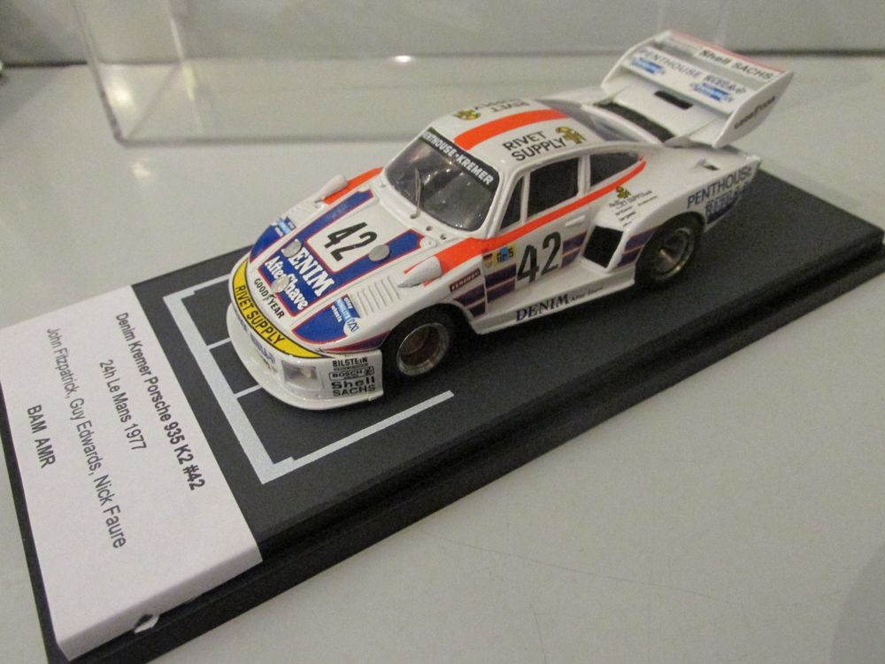 PORSCHE 935 K2 #42 " 24h Le Mans 1977 " BAM AMR 1:43 in Box | Acheter sur Ricardo