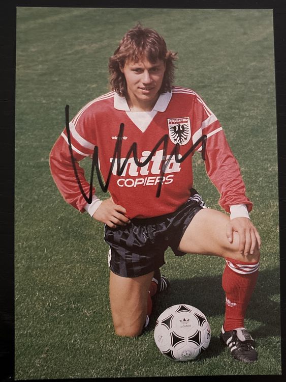 FC Aarau Wyss Christian signierte Karte Fussball (Gebraucht) in Uetendorf für CHF 5 – mit ...