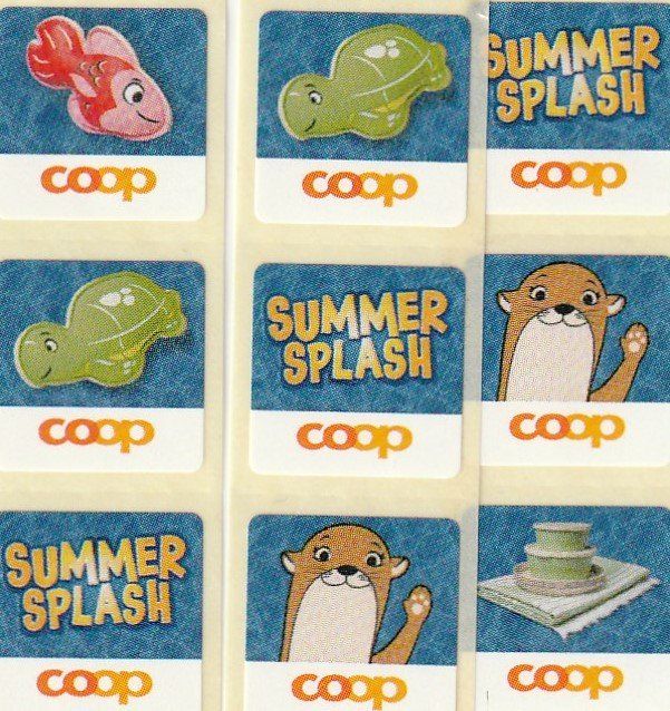 Coop "Summer Splash", 20 Stickers | Kaufen auf Ricardo