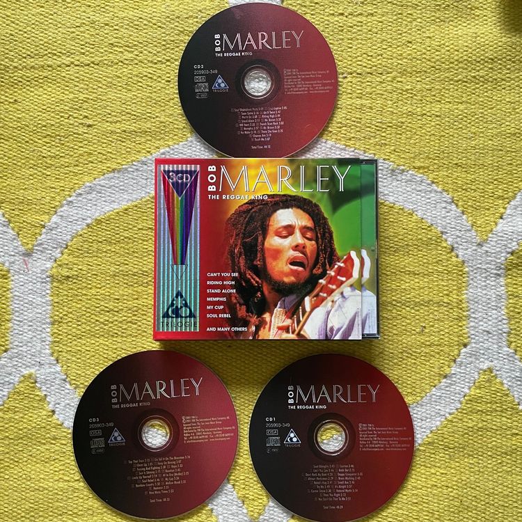 BOB MARLEY-3CD THE REGGAE KING | Kaufen auf Ricardo