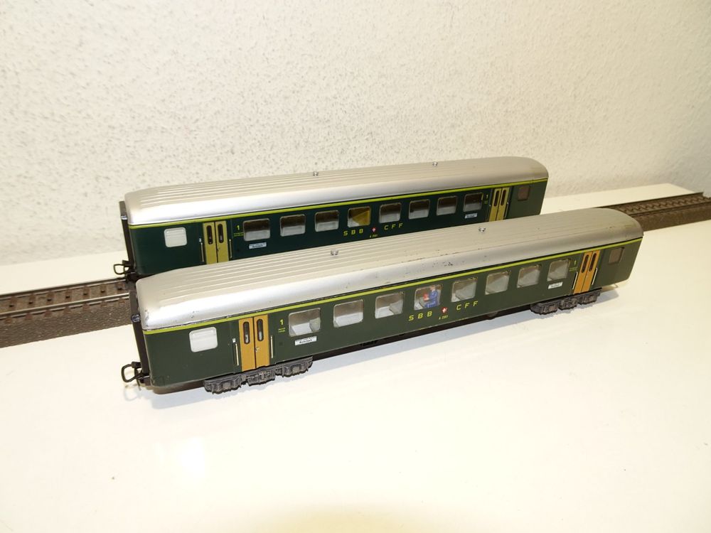 2 Märklin Personenwagen SBB A2561 4066 HO (15) (Gebraucht) in Luzern für CHF 24.9 – mit ...