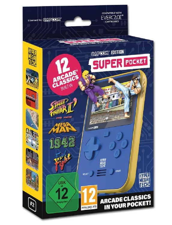 Evercade Blaze Capcom Edition Super Pocket HyperMegaTech! | Kaufen auf ...