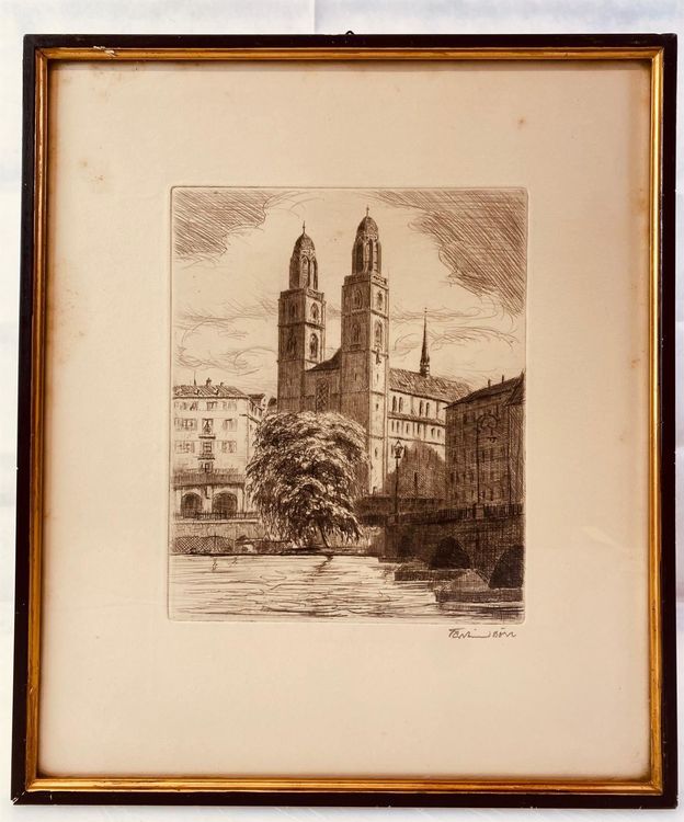 Antikes Bild Sign. | Kaufen auf Ricardo