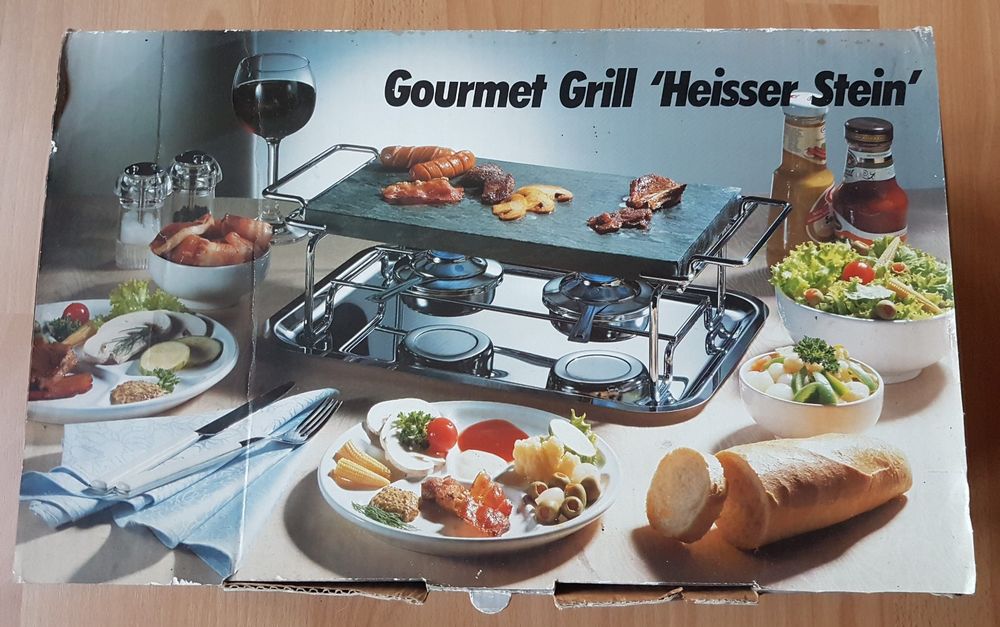 HEISSER STEIN - GRILL GOURMET (NEU) TISCHGRILL (Neu (gemäss Beschreibung)) in Sax für CHF 19 ...