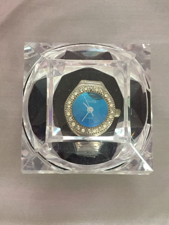 Finderring Uhr Ringuhr Gianvix (Vittorio Giannotti) OVP Box (Gebraucht ...