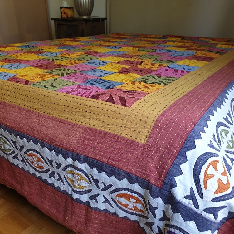 Couvre-lit patchwork, en coton | Kaufen auf Ricardo