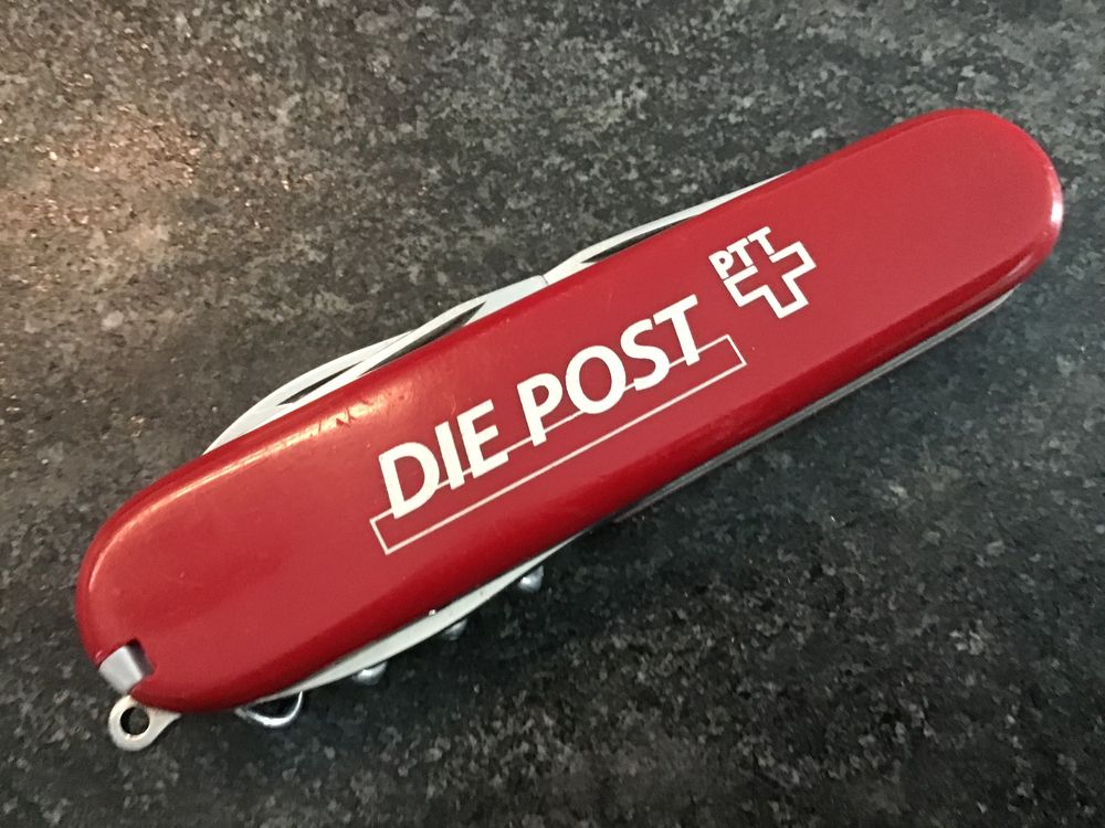 Das Victorinox Sackmesser "DIE POST PTT" mit altem Logo Top | Kaufen ...