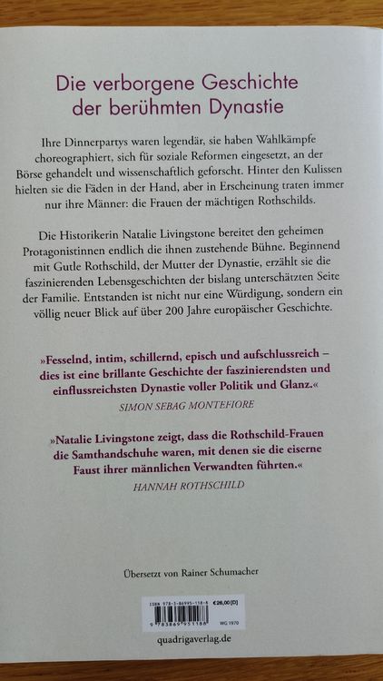 Natalie Livingstone: Die Frauen der Rothschilds - Buch (Neu (gemäss ...