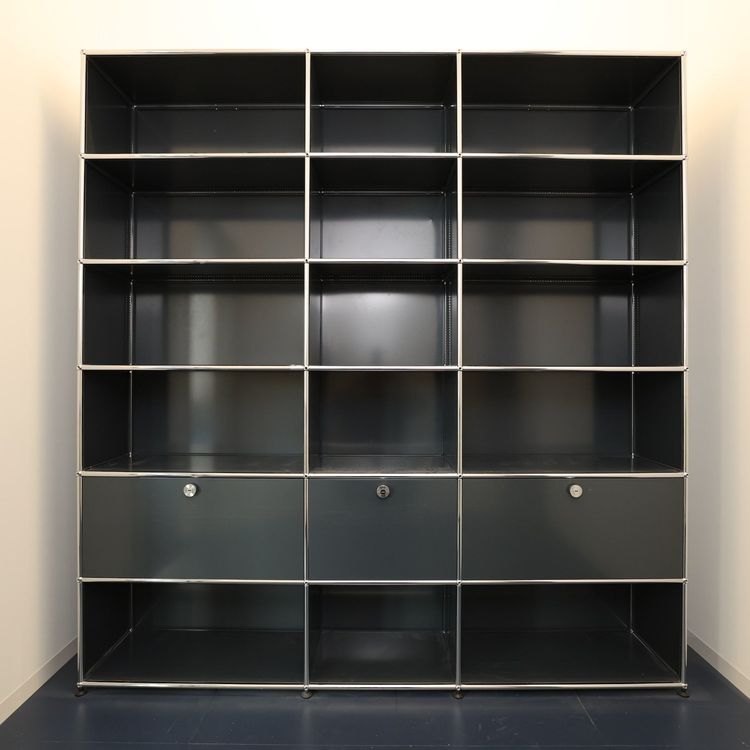 USM Haller Regal 3x6 Anthrazit 200x210x35cm (Gebraucht) in Affoltern am ...