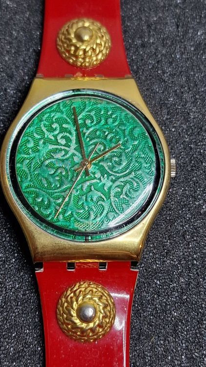Ungetragene 1988 SWATCH - POMPADOUR, GX106 34mm (Neu (gemäss ...