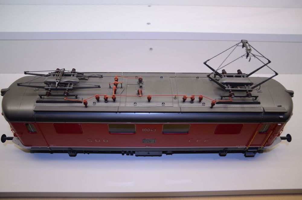 LEMACO Re 4/4 I, SBB 10043, rot (Gebraucht) in Frick für CHF 2390 – nur Abholung auf Ricardo kaufen