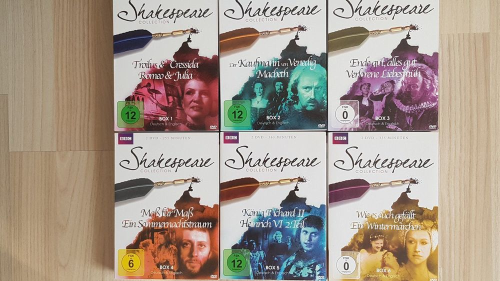 DVD BBC Shakespeare Collection. 12 DVD (Gebraucht) in Oetwil am See für ...