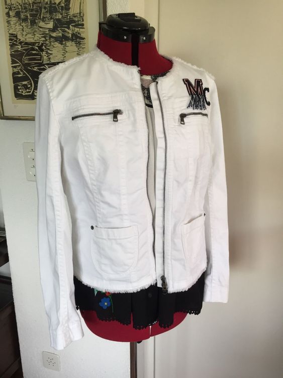 Marc Cain Jeansjacke, weiss, Gr. N5 | Kaufen auf Ricardo