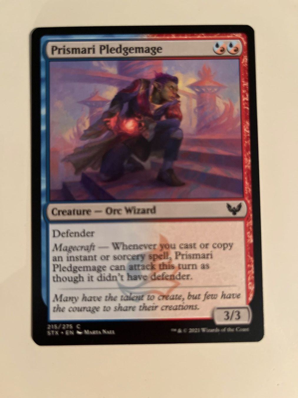 1 x Prismari Pledgemage - Magic: The Gathering - MtG (Gebraucht) in ...