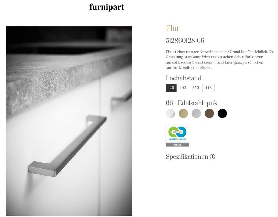 Handgriffe für Küchenmöbel (Gebraucht) in Koppigen für CHF 32 – mit ...