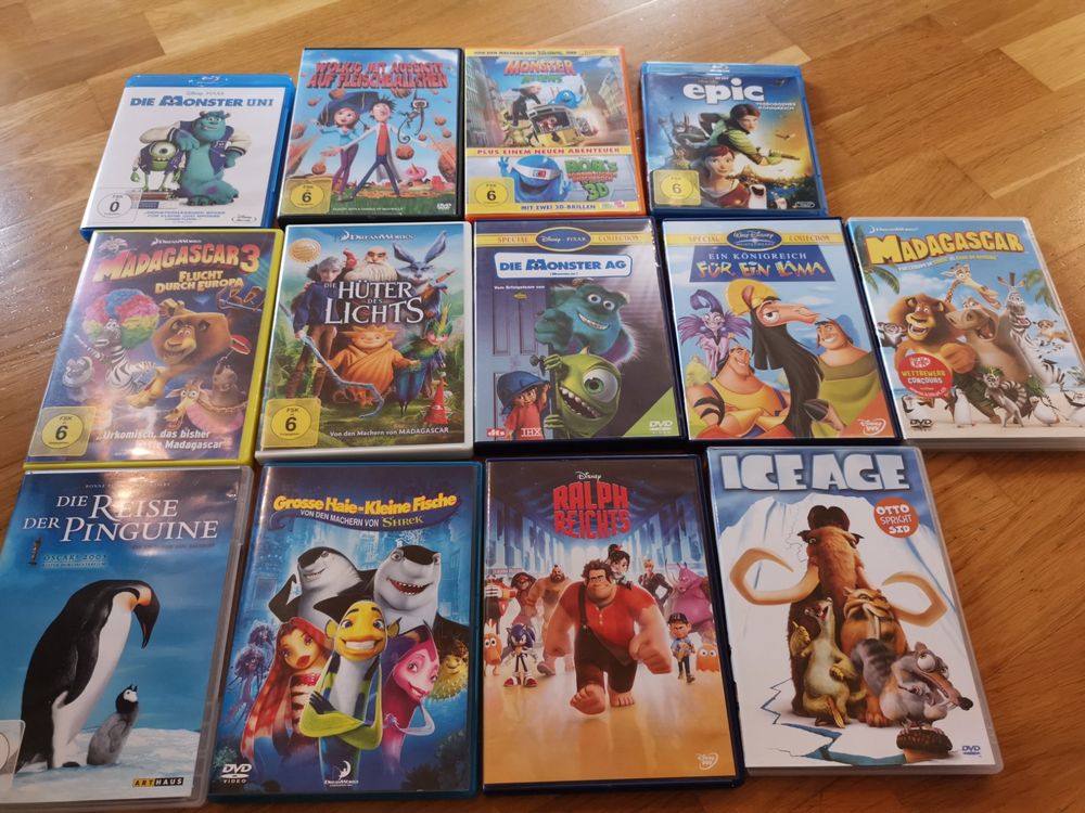 Kinder DVD und Bluray Set 13 Stk | Kaufen auf Ricardo