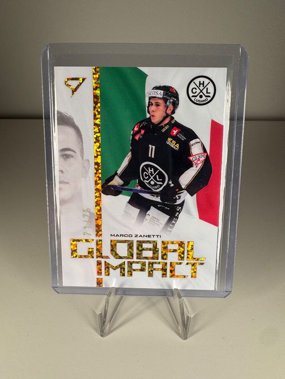 Marco Zanetti HC Lugano 71/75 GLOBAL IMPACT GOLD SportZoo | Kaufen auf ...