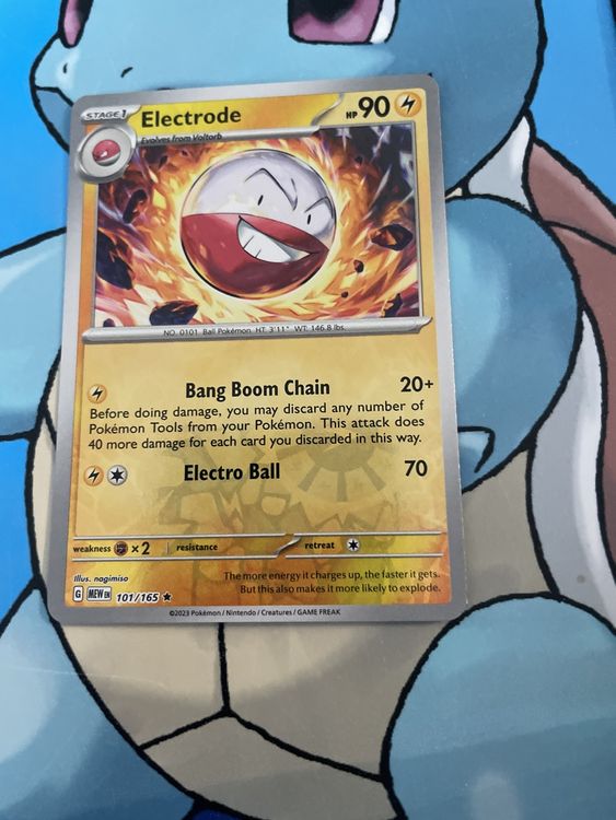 Electrode Reverse Holo 101/165 Pokemon 151 Lektrobal (Gebraucht) in für CHF 1.9 – mit Lieferung ...