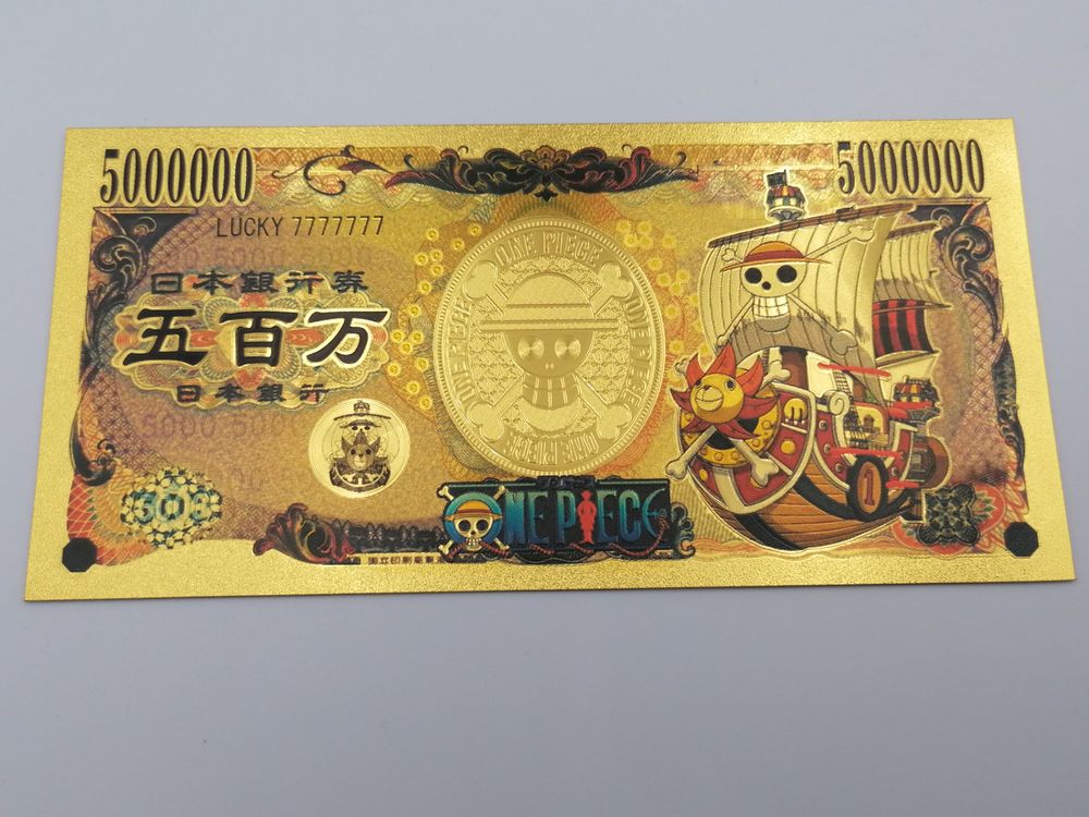 ♦One Piece♣ Anime Gold Banknote | Kaufen auf Ricardo