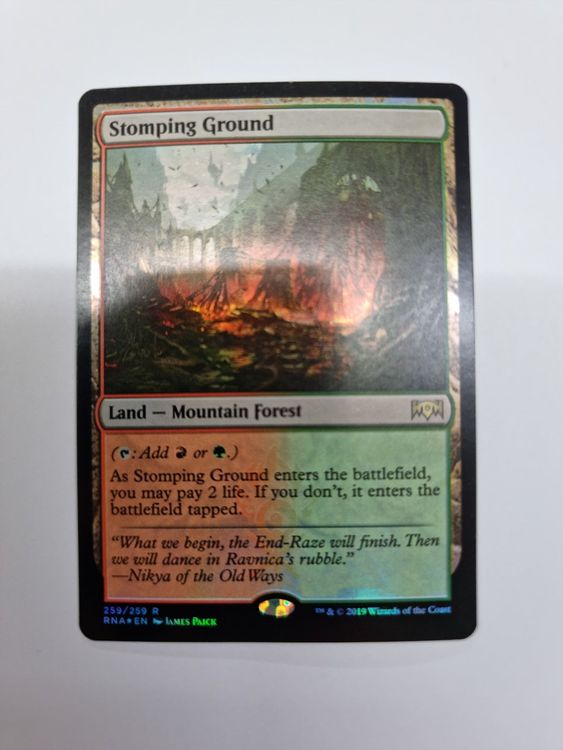 MTG Karte Stomping Ground, EN, NM, Foil | Kaufen auf Ricardo