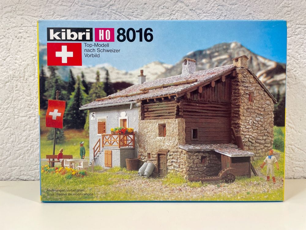 Kibri 8016 Berggasthaus Steinbock, H0, Neu (Neu und originalverpackt ...
