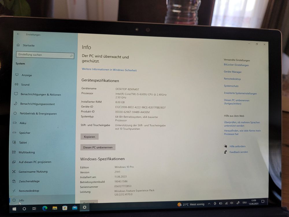 Surface Intel(R) Core(TM) i5 | Kaufen auf Ricardo