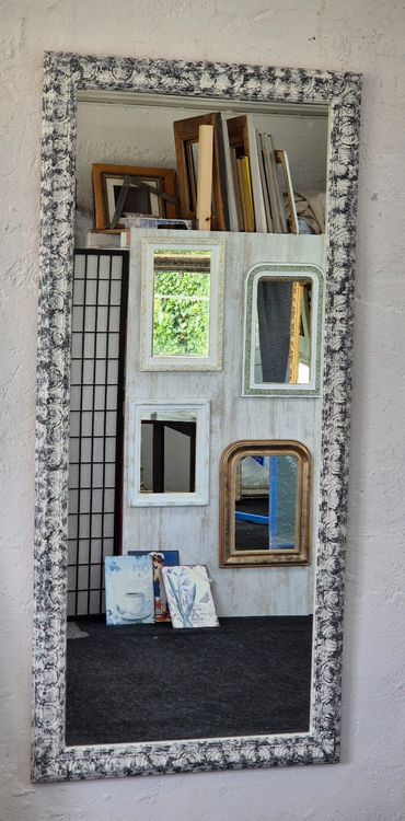 Langer moderner Vintage Spiegel Rahmen 184cm x 84cm | Kaufen auf Ricardo