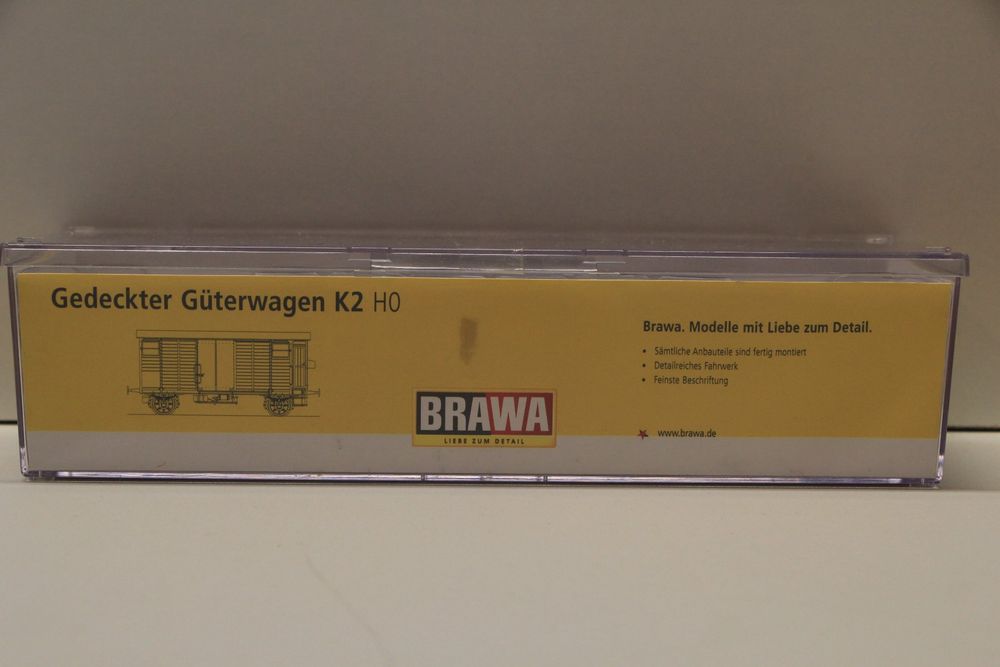 Leerverpackung für BRAWA 2481 - Güterwagen K2, H0, DC analog | Kaufen ...