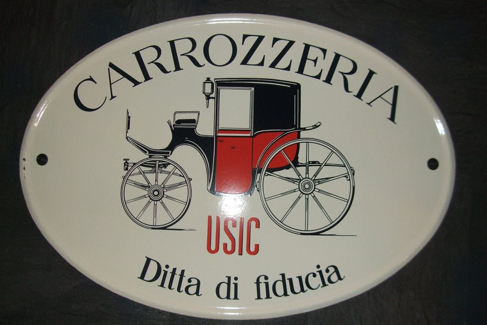 Emailschild USIC / VSCI Carrozzeria (Gebraucht) in Heimberg für CHF 72 ...