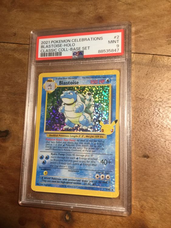 Blastoise Holo, Celebrations (2021), PSA 9 Mint (Gebraucht) in Peseux ...
