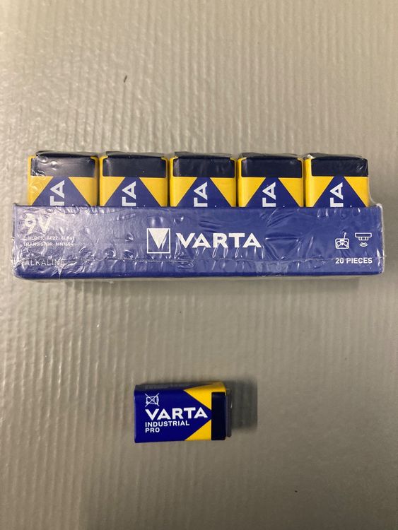 Varta Block Batterien 9 V a 20 Stk (Neu und originalverpackt) in Niederhasli für CHF 10 – mit ...