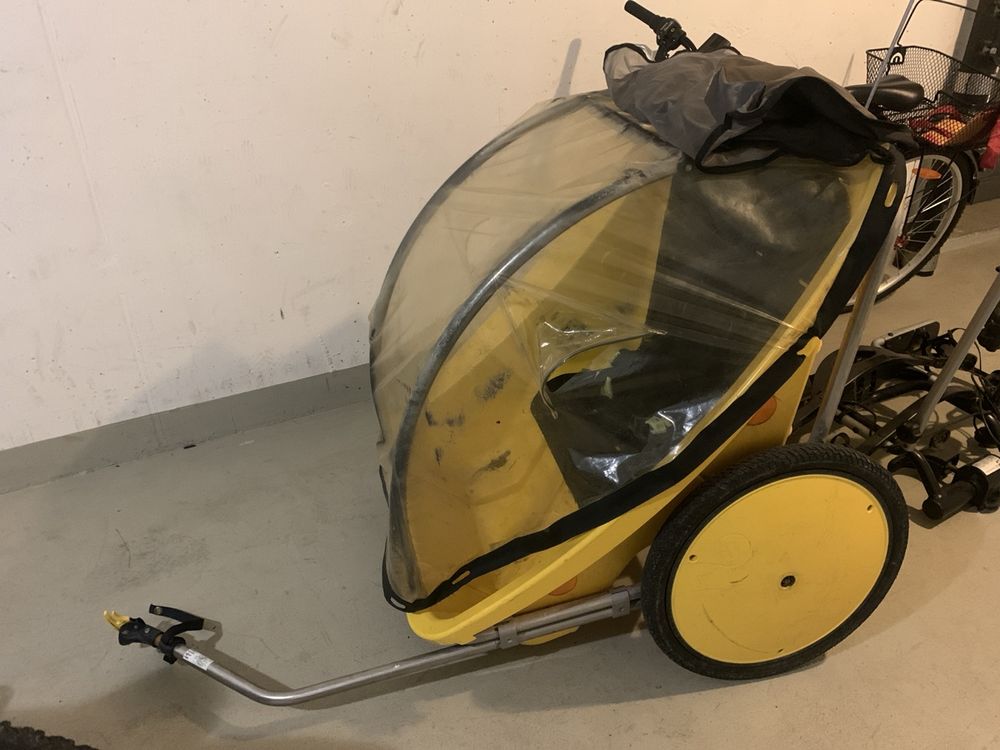 Veloanhänger Leggero mit Kupplung (Gebraucht) in Knonau für CHF 0.5 – nur Abholung auf Ricardo ...