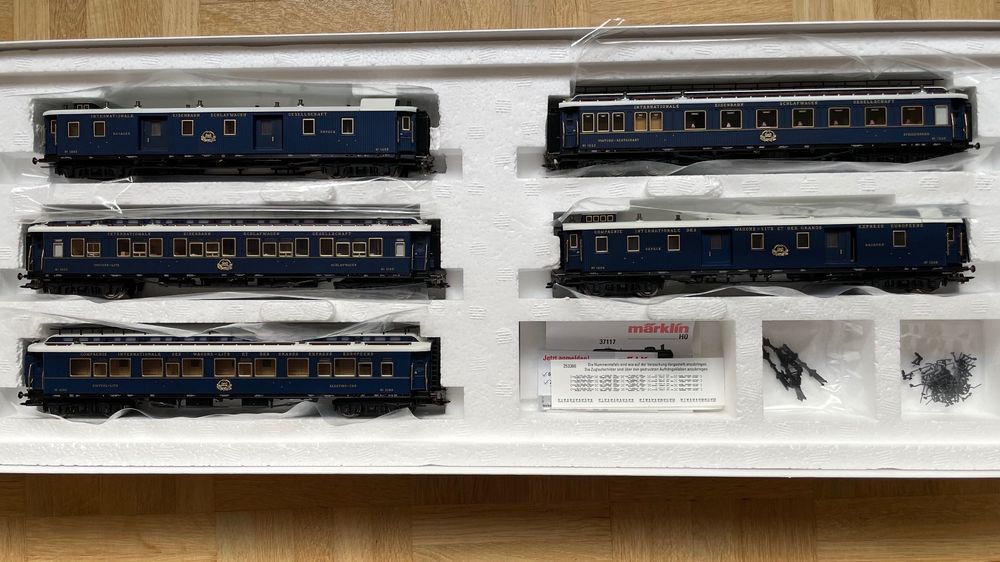 Märklin 42795 & 42796 CIWL Orient-Express Personenwagen-Set (Neu (gemäss Beschreibung)) in ...