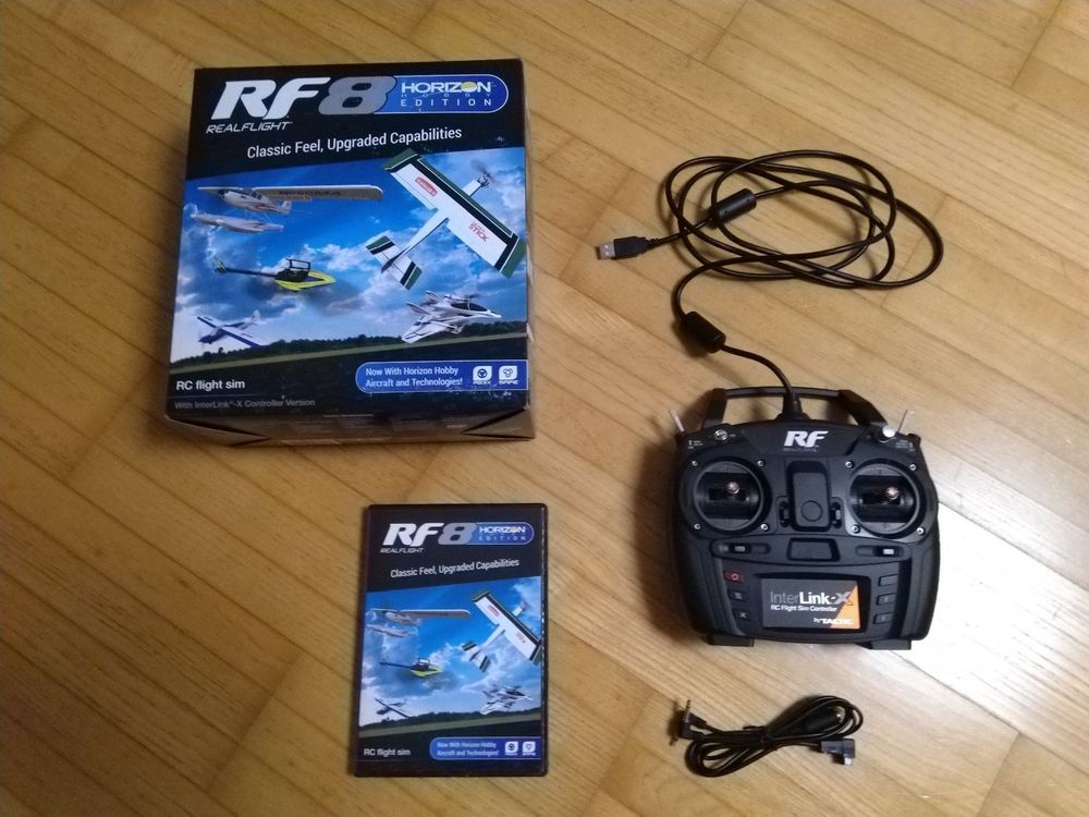 REALFLIGHT RF8 + InterLink-X Controller (Gebraucht) in Speicherschwendi ...