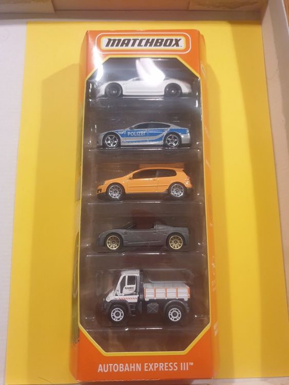 Matchbox 5er Pack AUTOBAHN EXPRESS III (Neu und originalverpackt) in ...