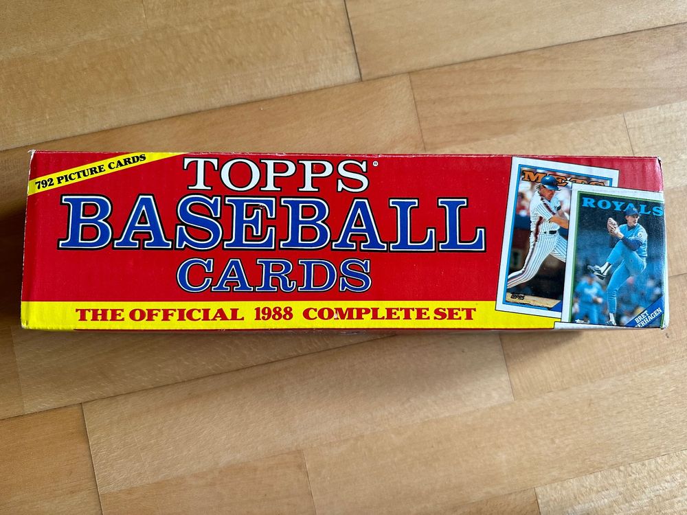 Topps Baseball Cards Collector Complete Set 1988 (Gebraucht) in Baden ...
