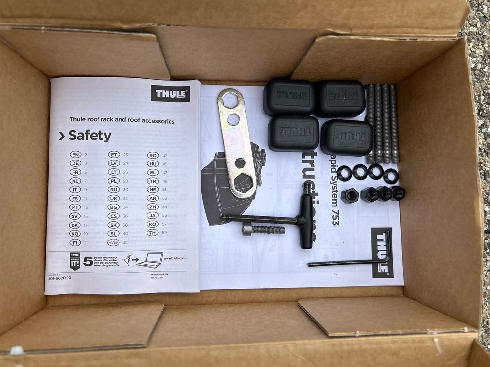 Thule Dachträger XT Kit 3028 inkl. Rapide System 753 (Gebraucht) in ...