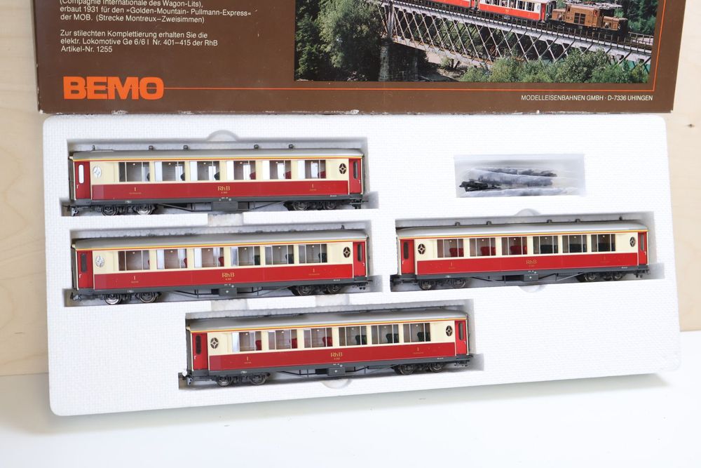 BEMO RhB Salonwagen Personenwagen Set 3272/S - H0m | Kaufen auf Ricardo