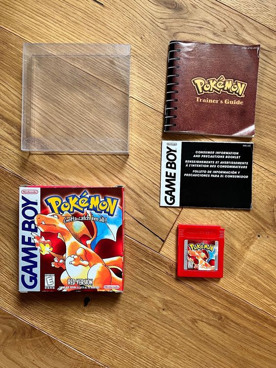 Gamboy Color - Lila inkl. Pokemon Red Edition |USA - English (Gebraucht ...