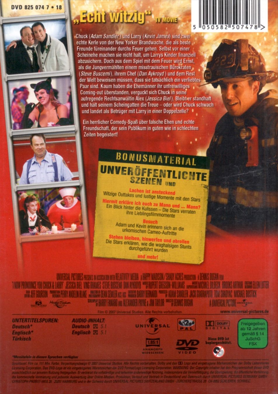 DVD: Chuck & Larry (mit: Adam Sandler, Kevin James) (Gebraucht) in ...