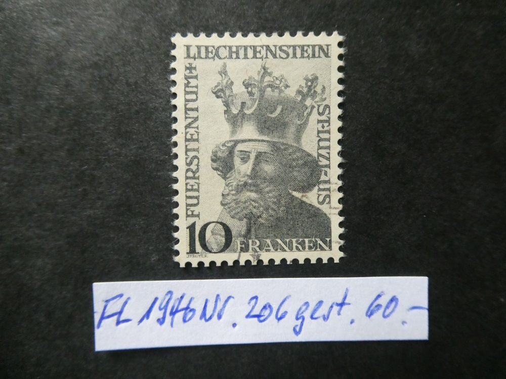 FL 1946 Nr. 206 gestempelt (Gebraucht) in Lausen für CHF 9 – mit Lieferung auf Ricardo kaufen