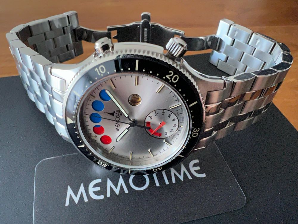 CORUM MEMOTIME Memosail Skipper -Regatta timer -Silver dial | Kaufen ...