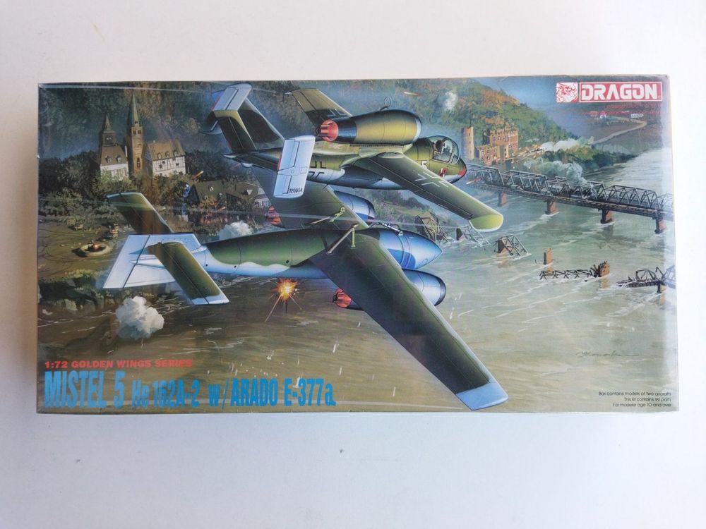 Mistel 5 Heinkel 162-A & Arado E 377a von Dragon 1/72 (Neu und ...