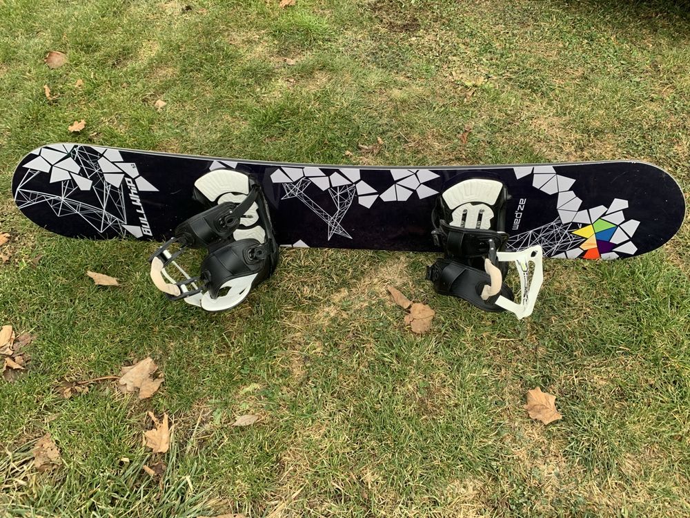 Snowboard 152 cm avec fixations (Gebraucht) in Sierre für CHF 50 – nur ...